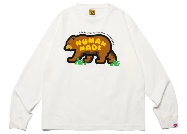 HUMAN MADE Graphic #1 Long Sleeve T-shirt - White