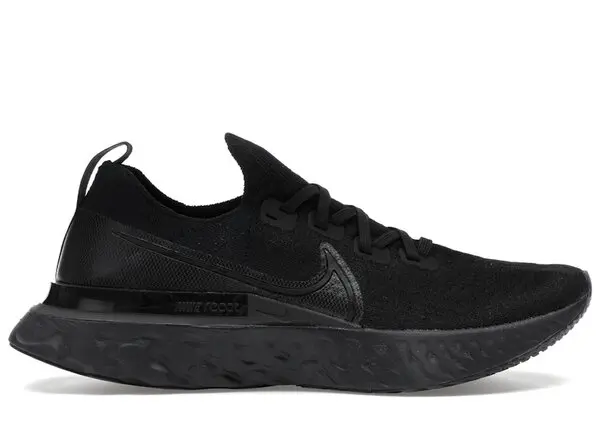 Nike React Infinity Run Flyknit Sneakers - Black/white