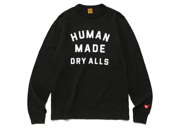 HUMAN MADE Graphic Long Sleeve T-shirt - Black