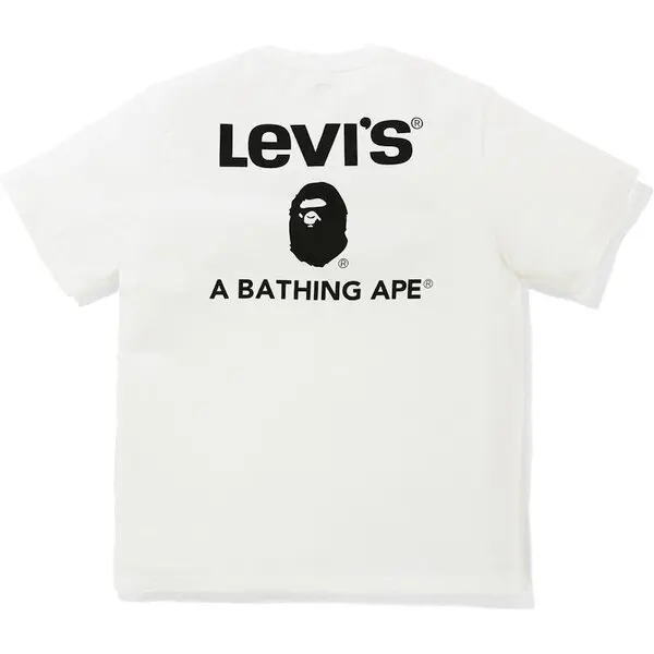 A BATHING APE X Levi's Tee Shirt - White