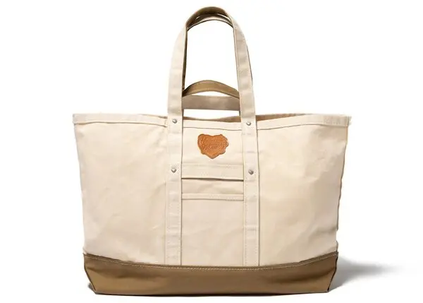 HUMAN MADE Heavy Canvas Large Tote - Beige