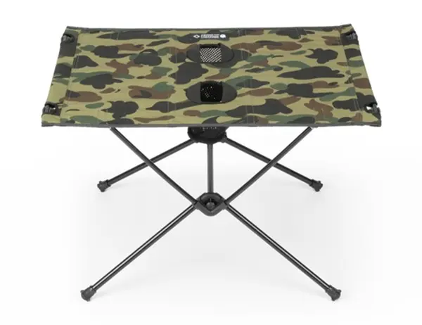 A BATHING APE X Helinox Table One - Green Camo