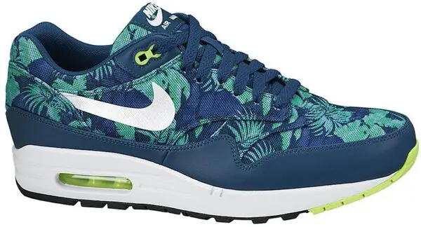 Nike Air Max 1 Sneakers - Space Blue/white/black Jade