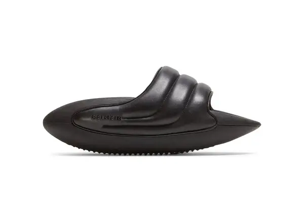 Balmain Bit Mules - Black