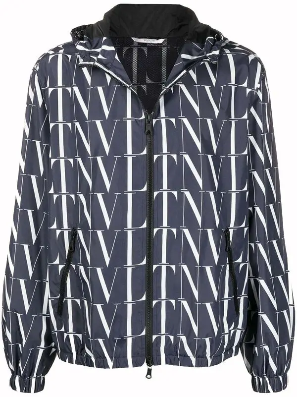 Valentino Garavani Logo Zip-up Jacket