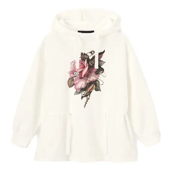 Uniqlo Oversized Hoodie - Off White