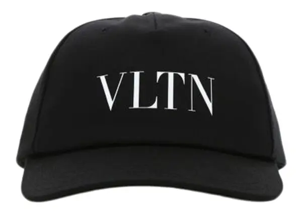 Valentino Garavani Vltn Logo Baseball Cap - Black/white