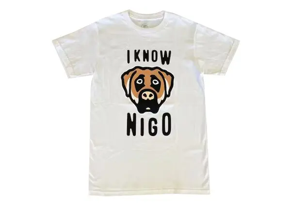 HUMAN MADE I Know Nigo Doghead Nyc Popup Tee Shirt - White