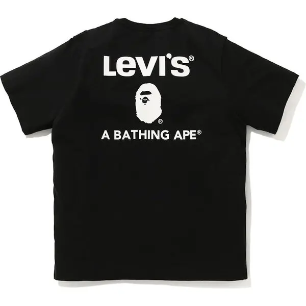A BATHING APE X Levi's Tee Shirt - Black