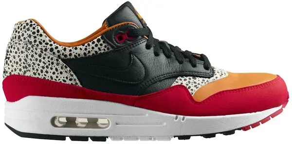 Nike Max 1 Safari Sneakers - Carrot/black/sport Red