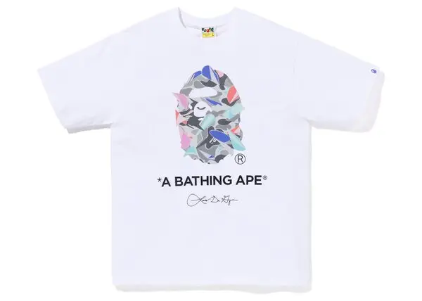 A BATHING APE X Louis De Guzman Ape Head Tee Shirt - White