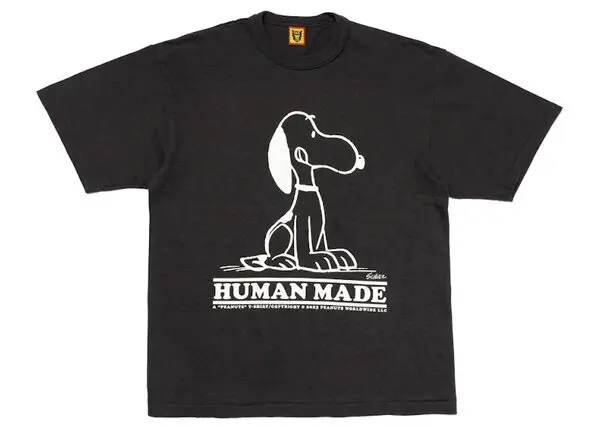 HUMAN MADE Peanuts #1 T-shirt - Black