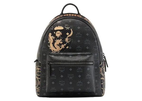 えい　MCM BAPE 限定 付属品あり バックパック リュック MCM BAPE 限定 付属品あり バックパック リュック MCM×ア ベイシング