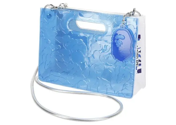 A BATHING APE X Nananana A5 Horizontal Bag - Blue Nagoya Store Exclusive