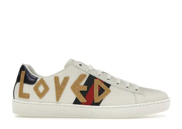 Gucci Ace Embroidered Sneakers - White