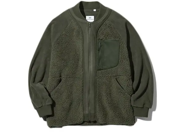 Uniqlo Fleece Oversized Long Sleeve Jacket