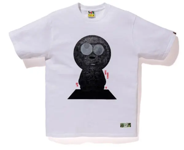 A BATHING APE X Michael Lau Baby Milo Tee Shirt - White