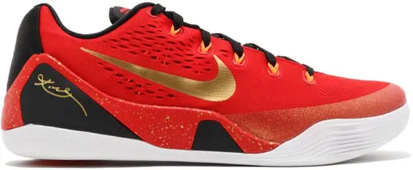 Nike Kobe 9 Em Xdr China Sneakers - University Red/metallic Gold/black