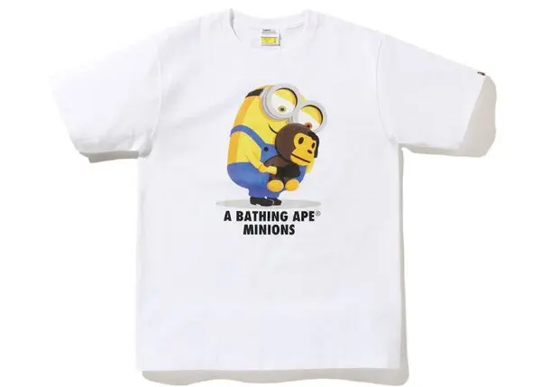 A BATHING APE X Minions 08 Tee Shirt - White