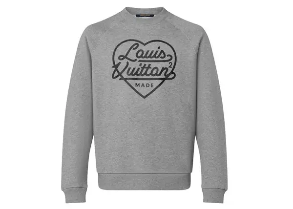 LOUIS VUITTON Printed Heart Sweatshirt