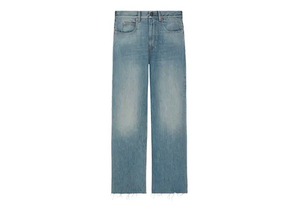 Gucci Baggy Stonewashed Denim Pant