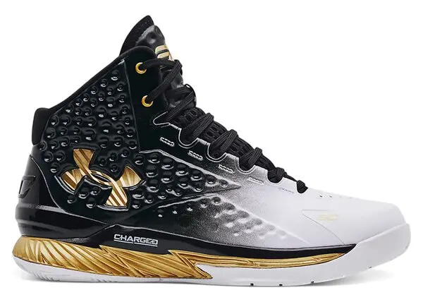 Under Armour Curry 1 Mvp High-top Sneakers - Black/gold