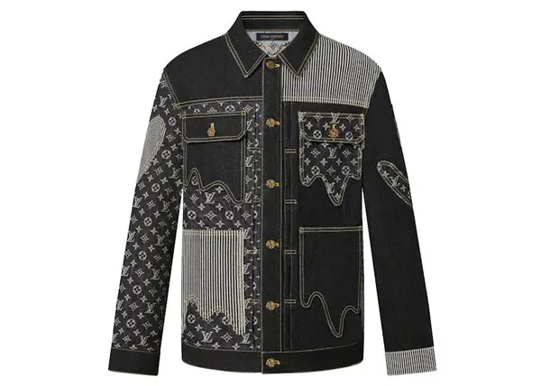 LOUIS VUITTON X Nigo Monogram Crazy Denim Workwear Jacket