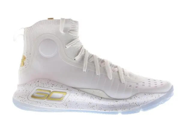 Under Armour Curry 4 Goldin Sneakers - White/metallic Gold