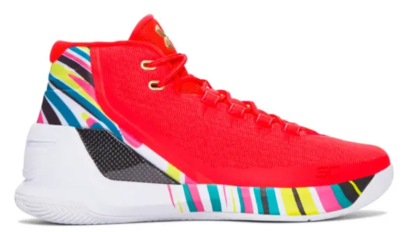 Under Armour Ua Curry 3 Chinese New Year Sneakers - Rocket Red/aluminum/black