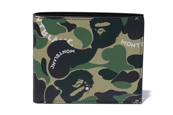 A BATHING APE X Montblanc Wallet - Green