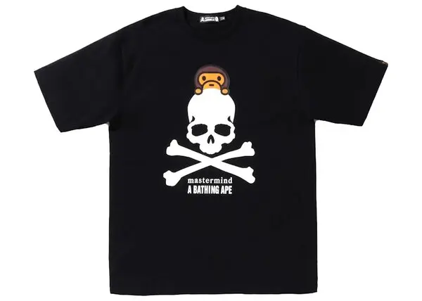 A BATHING APE X Mmj Baby Milo Tee Shirt - Black