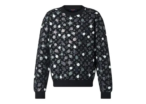 LOUIS VUITTON X Yayoi Kusama Infinity Dots Printed Crewneck Sweatshirt