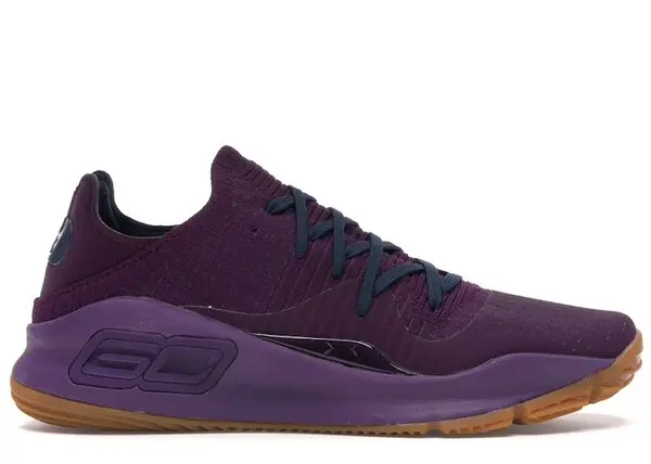 Under Armour Curry 4 Low Top Sneakers - Merlot