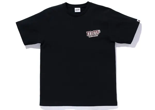 A BATHING APE X M&m's Tee Shirt - Black