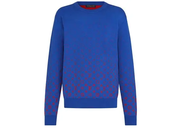 LOUIS VUITTON X Nba Lvse Monogram Degrade Crewneck Sweatshirt - Blue
