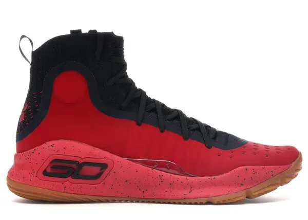 Under Armour Curry 4 High-top Sneakers - Red Rogue/black