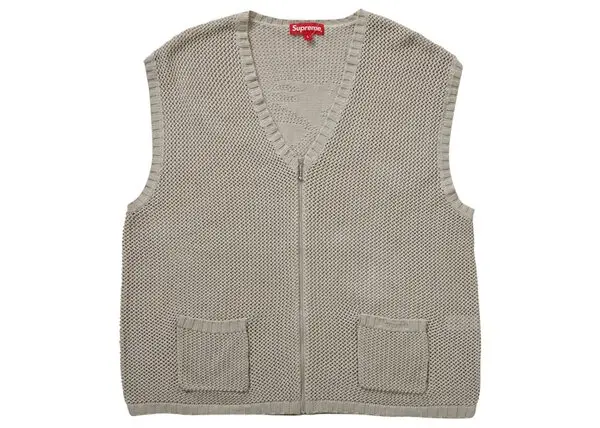 Supreme Dragon Zip Up Sweater Vest