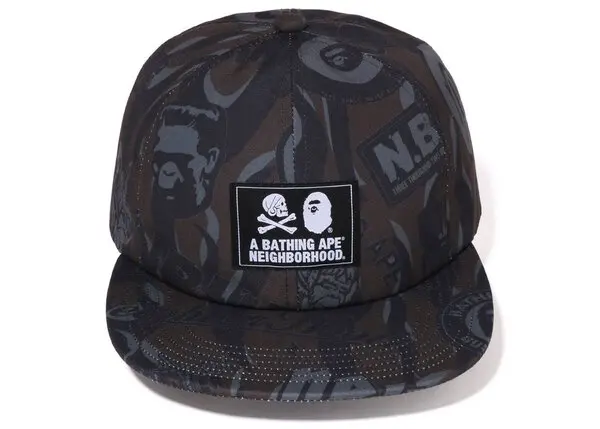 BAPE X Neighborhood Cap - Black