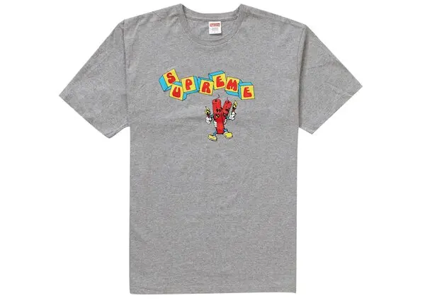 Supreme Dynamite Tee Shirt - Heather Grey