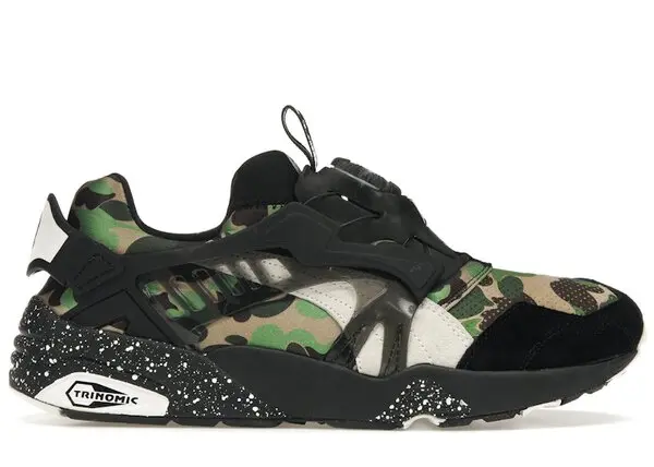 PUMA Disc Blaze Bape Camo Sneakers