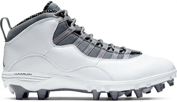 JORDAN 10 Td Mid Sneakers - White/light Steel Grey/cool Grey