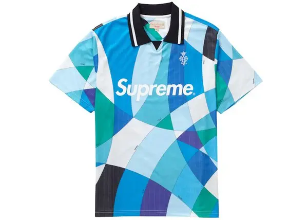 Supreme Emilio Pucci Soccer Jersey - Blue