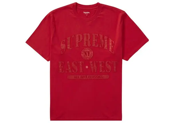 Supreme East West Short Sleeve Top - Red
