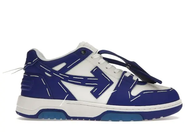 Off-White Out Of Office Sartorial Stitching Sneakers - White/dark Blue