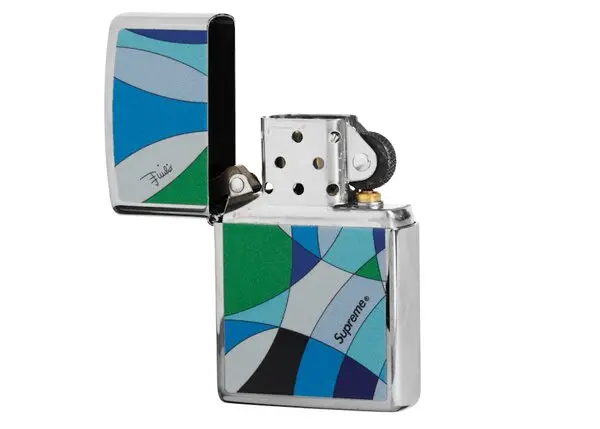 Supreme Emilio Pucci Zippo - Blue