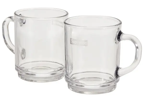 Supreme Duralex Glass Mugs - Clear
