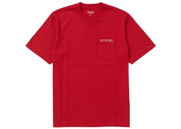 Supreme Embroide Pocket Tee Shirt