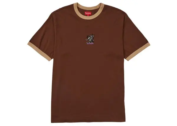 Supreme Dragon Ringer Tee Shirt