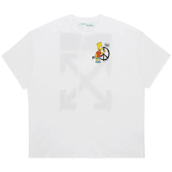 Off-White Off Oversized Bart T-shirt - White