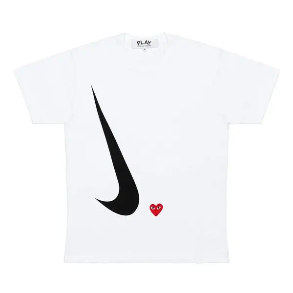 Play Comme Des Garcon Cdg X Nike T-shirt - White